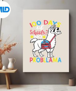 100 Day Of School Free SVG, 100 Days Of School No Probllama Llama 100th ...