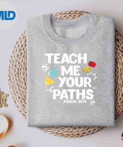 Christian Teach SVG, Christian Teach Me Your Paths Faith Based Bible ...