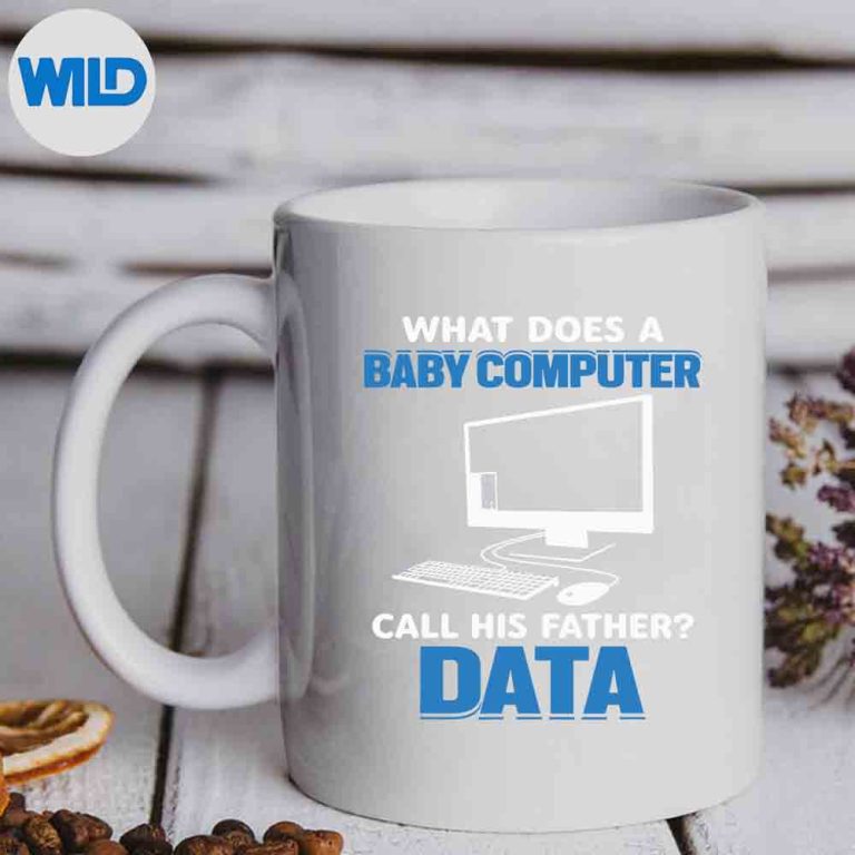 Father Dad Jokes SVG, What Does A Baby Computer Call His Father Dad ...