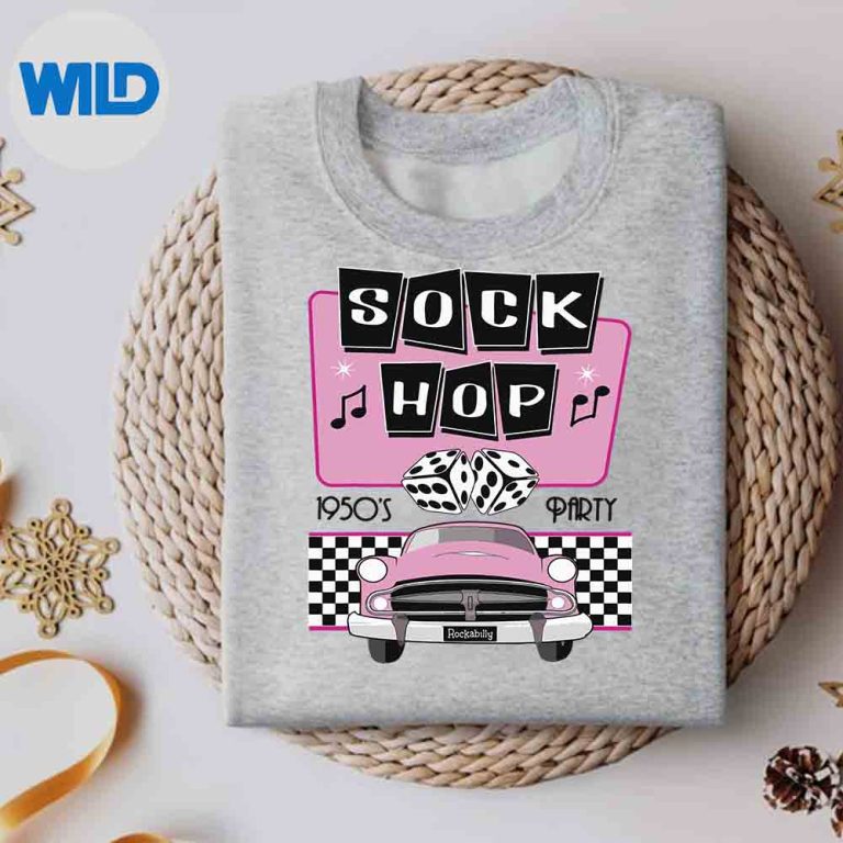 50s Sock Hop Dance SVG, 50s Sock Hop Dance Retro 1950s Party Doo Wop ...