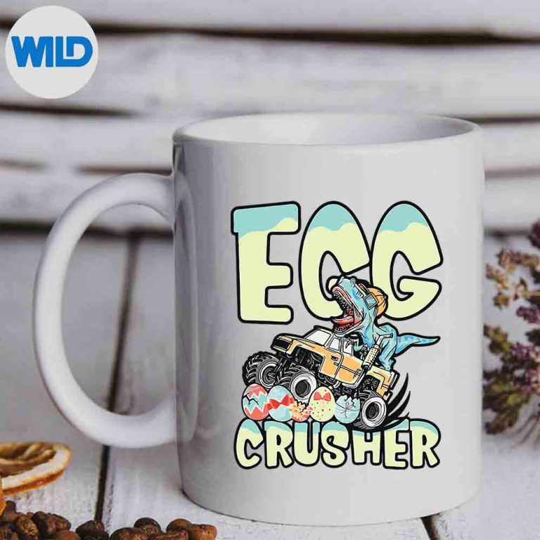 Egg Crusher Trex SVG, Egg Crusher Trex Dino Monster Truck Easter ...