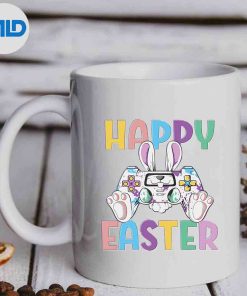 Happy Easter Gaming SVG, Happy Easter Gaming Controllers Bunny SVG ...