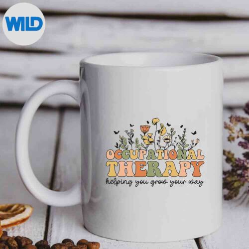 Floral Occupational SVG, Floral Occupational Therapy Helping You Grow ...