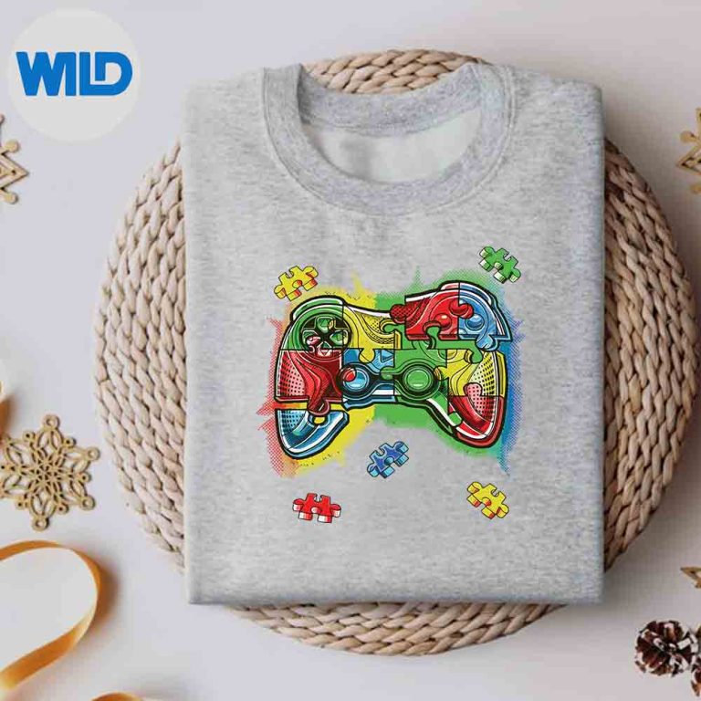 Autism Awareness Video Game SVG, Autism Awareness Video Game Controller ...