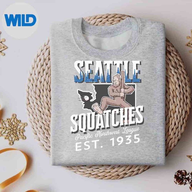 Seattle Squatches Bigfoot SVG, Seattle Squatches Bigfoot Baseball Team ...