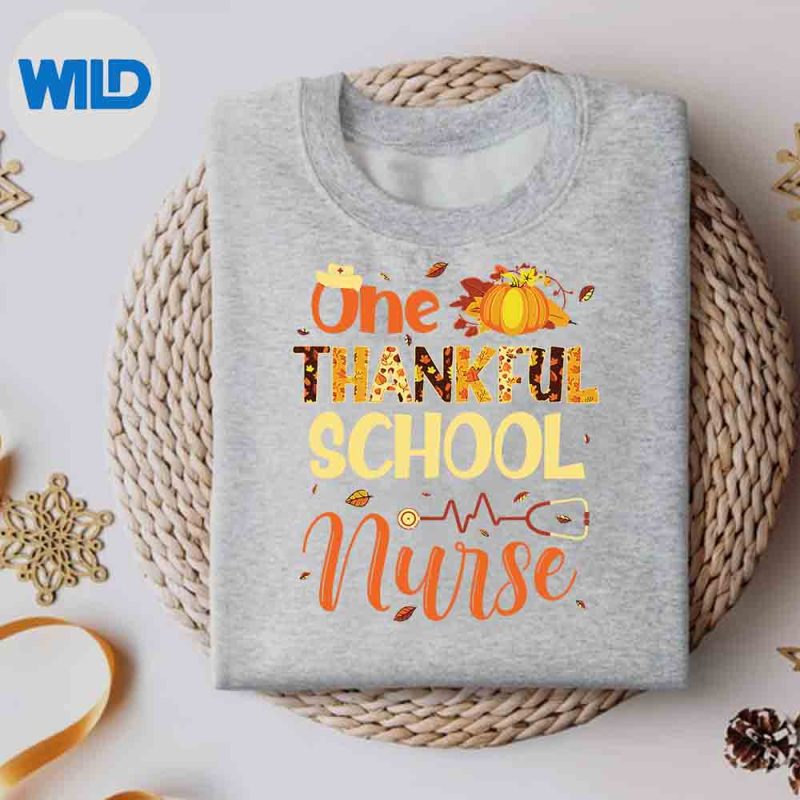 Nurse Thanksgiving SVG, Nurse Thanksgiving Day One Thankful School ...