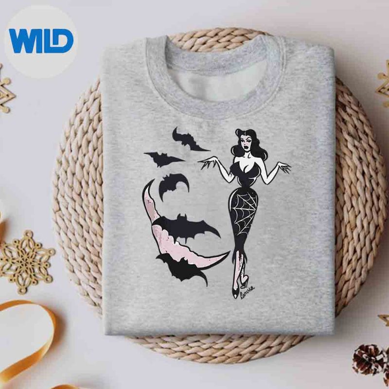 Pin Up Witch SVG, Pin Up Witch Bat Spider Web Halloween Pinup Girl SVG ...