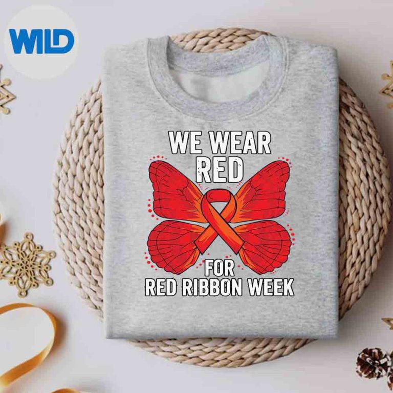 Red Ribbon Week SVG, We Wear Red For Red Ribbon Week Awareness ...