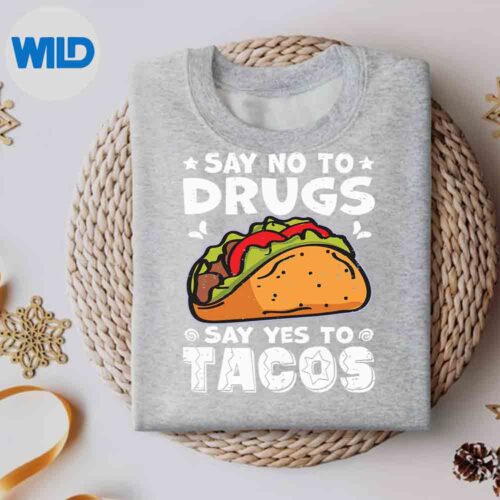 Red Ribbon Week SVG, Red Ribbon Week Say No To Drugs Say Yes To Tacos ...