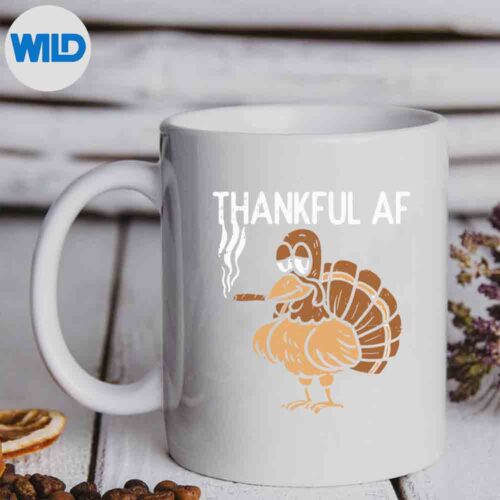 Turkey Smoking Weed SVG, Thankful Af Turkey Smoking Weed Cannabis 420 ...