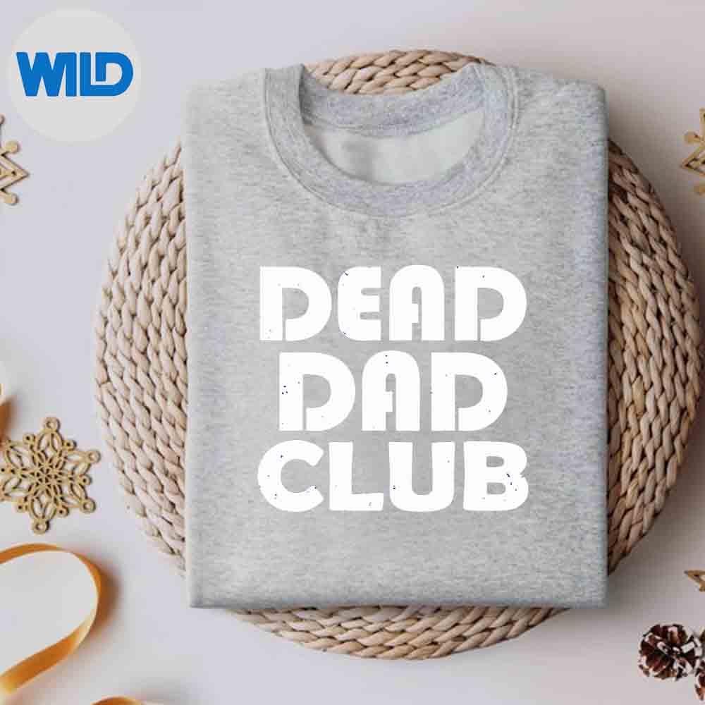 Dead Dad SVG, Dead Dad Club Vintage Funny Saying SVG Cut File - WildSvg