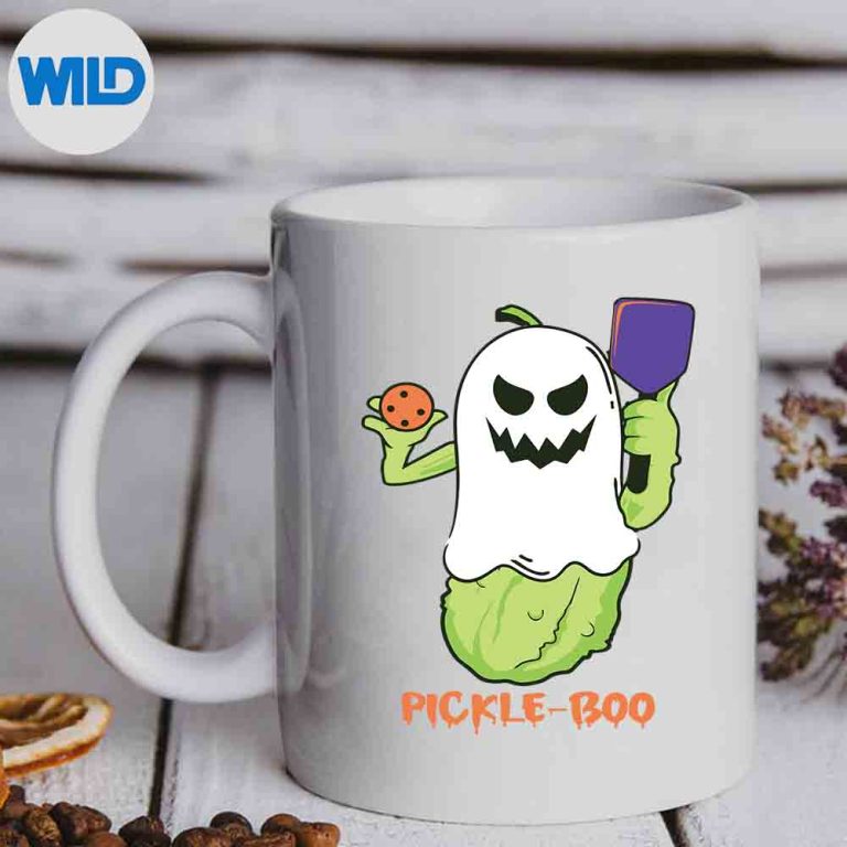 Pickleball Halloween SVG, Funny Pickle Ghost Loves To Play Pickleball ...