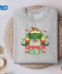 Gamer Elf SVG, Gamer Elf Matching Family Christmas Video Games Gaming ...
