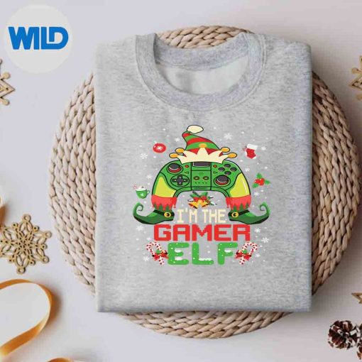 Gamer Elf SVG, Gamer Elf Matching Family Christmas Video Games Gaming ...