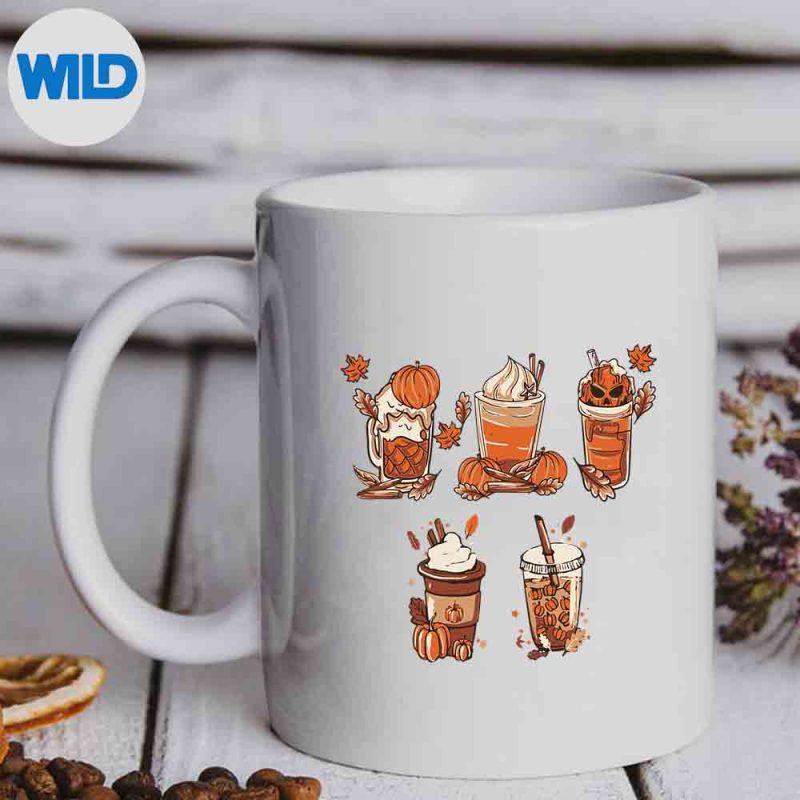 Coffee Pumpkin Spice SVG, Coffee Pumpkin Spice Junkie Latte Autumn ...