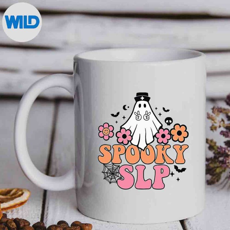 Spooky Slp Speech Language SVG, Spooky Slp Speech Language Pathologist ...