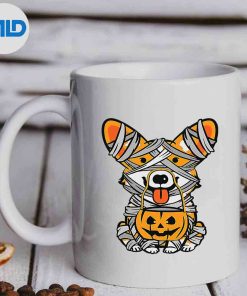 Halloween Corgi SVG, Cute Halloween Costume Welsh Corgi Mummy Dog Lover ...