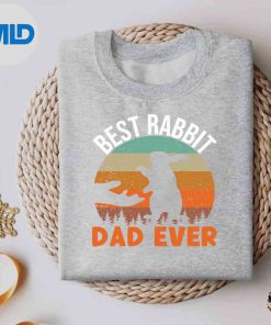 Rabbit Dad SVG, Best Rabbit Dad Ever Funny Daddy SVG Cut File - WildSvg