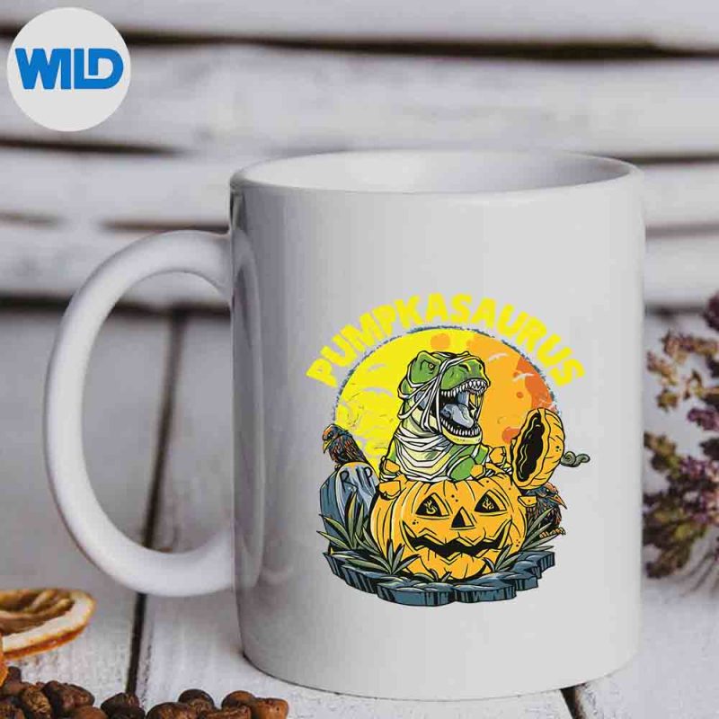 Halloween Dinosaur SVG, Halloween Pumpkasaurus Dinosaur T Rex Pumpkin ...