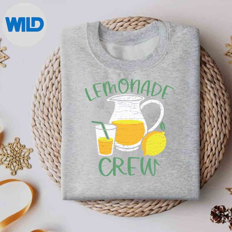 Lemonade Crew SVG, Lemonade Crew Lemon Stand Vintage SVG Cut File - WildSvg