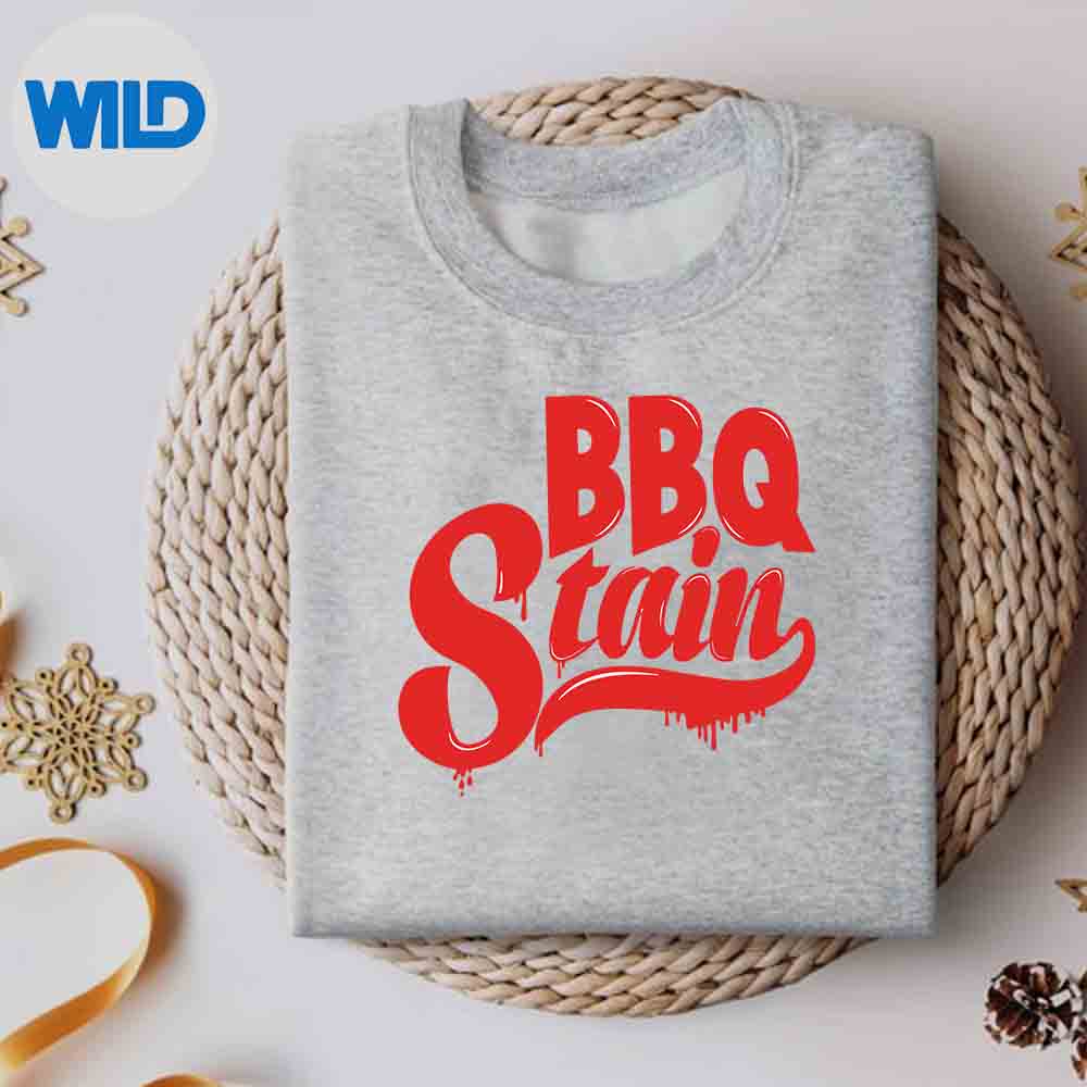 Bbq Stain On My White SVG, Bbq Stain On My White Cute SVG Cut File ...
