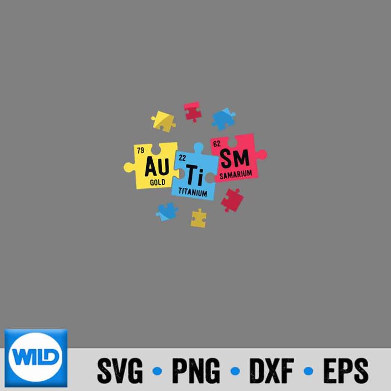 Autism Dad SVG, Autism For Teachers Sped Periodic Table Elements SVG ...