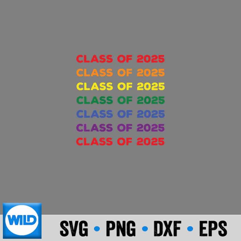 LGBT SVG, Class Of Proud Pride Lgbt Flag Class Of Graduate SVG - WildSvg