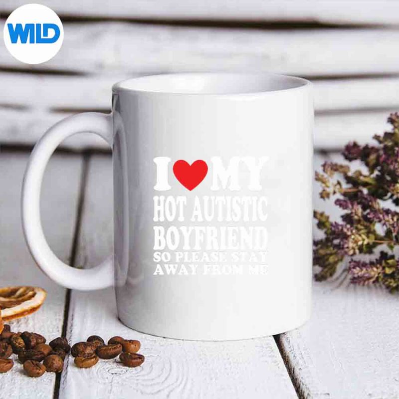 Autism SVG, I Love My Hot Autistic Friend I Heart My Bf With Autism SVG ...