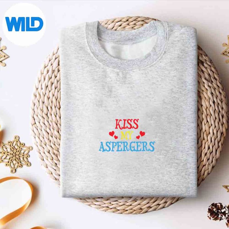 Awareness Month SVG, Kiss My Aspergers Autism Awareness Month SVG - WildSvg