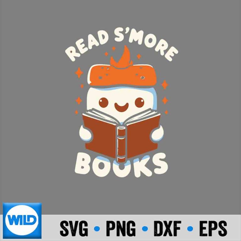 Read SVG, Read Smore Books For Book Lovers SVG - WildSvg