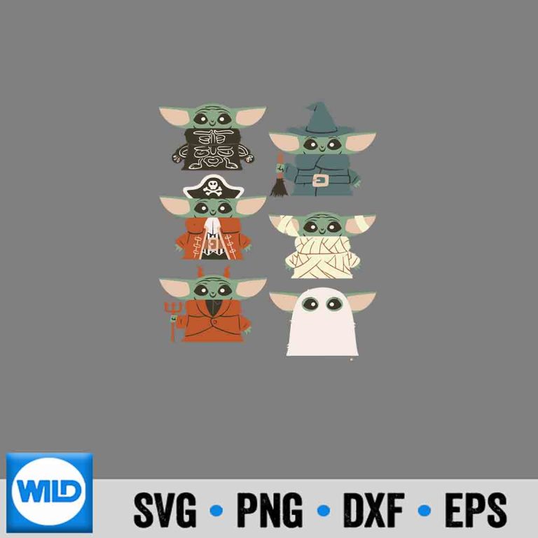 Star Wars SVG, Star Wars Grogu Halloween Costumes SVG - WildSvg