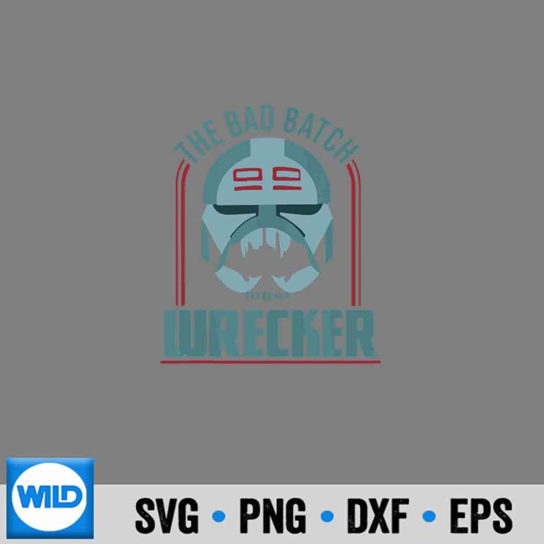 Star Wars SVG, Star Wars The Clone Wars The Bad Batch Wrecker SVG - WildSvg