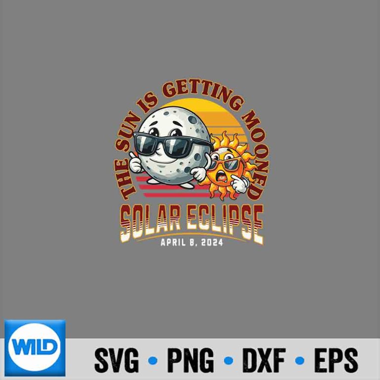 Eclipse SVG, Total Solar Eclipse Chase Sun Is Getting Mooned SVG - WildSvg