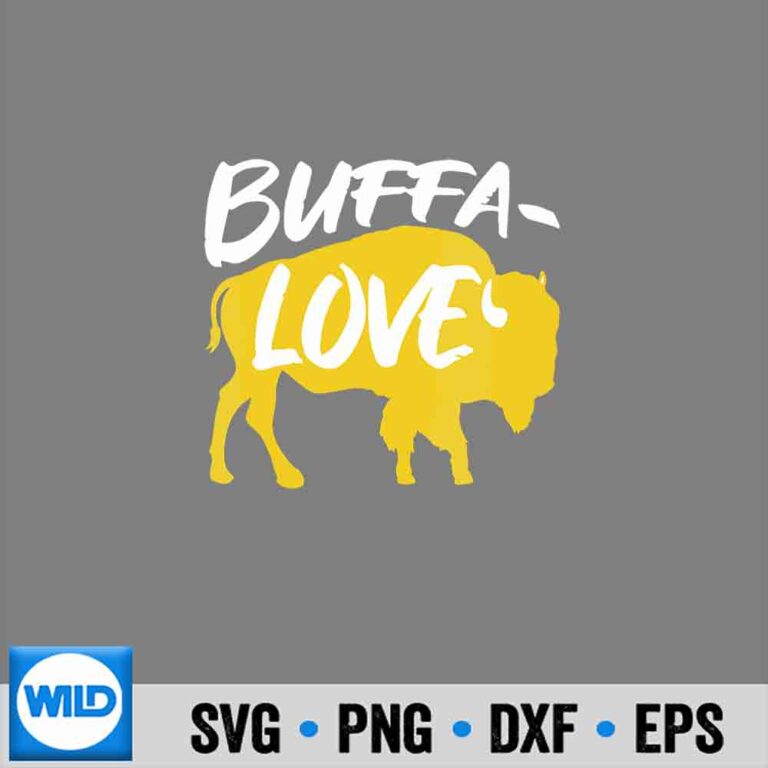 Bison SVG, Buffalove Buffalo New York Vintage SVG - WildSvg