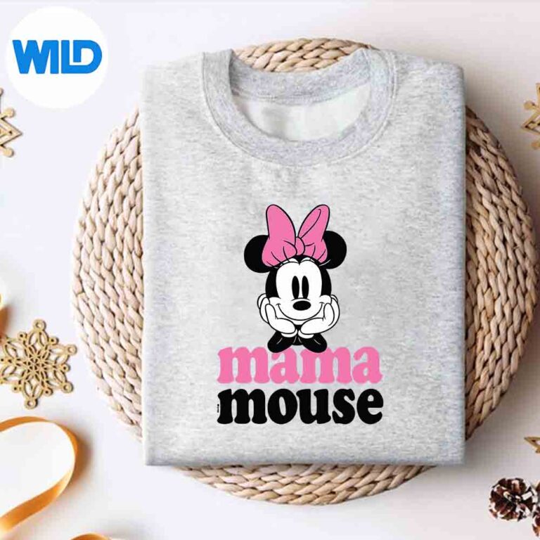 Mama SVG, Disney Mama Mouse Minnie Vintage SVG - WildSvg