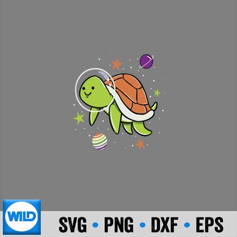 Turtle SVG, Gay Turtle In Space Gay Pride SVG - WildSvg