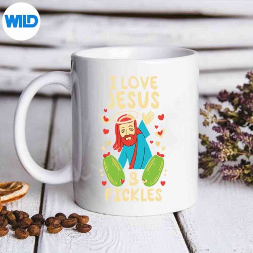 Hippie SVG, I Love Pickles Jesus Pickle Hippie Retro Vegetarian ...