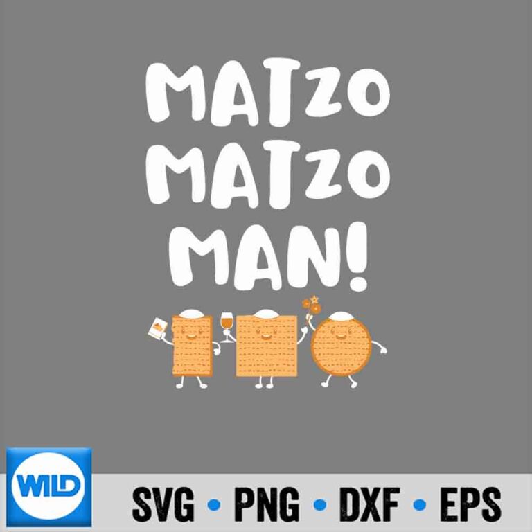 Passover SVG, Passover Matzo Matzo Man Jewish Seder Family SVG - WildSvg