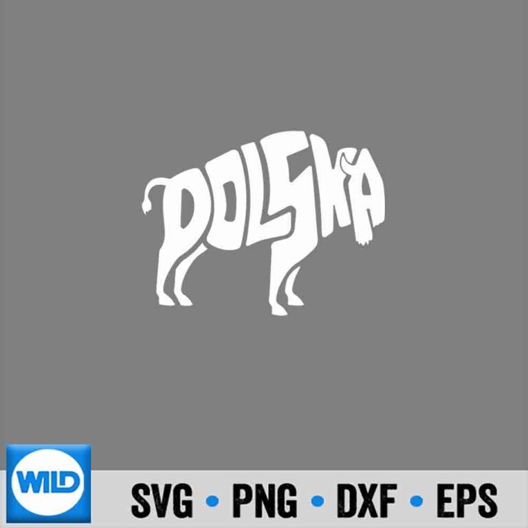 Bison SVG, Poland European Bison Word Art Animal SVG - WildSvg