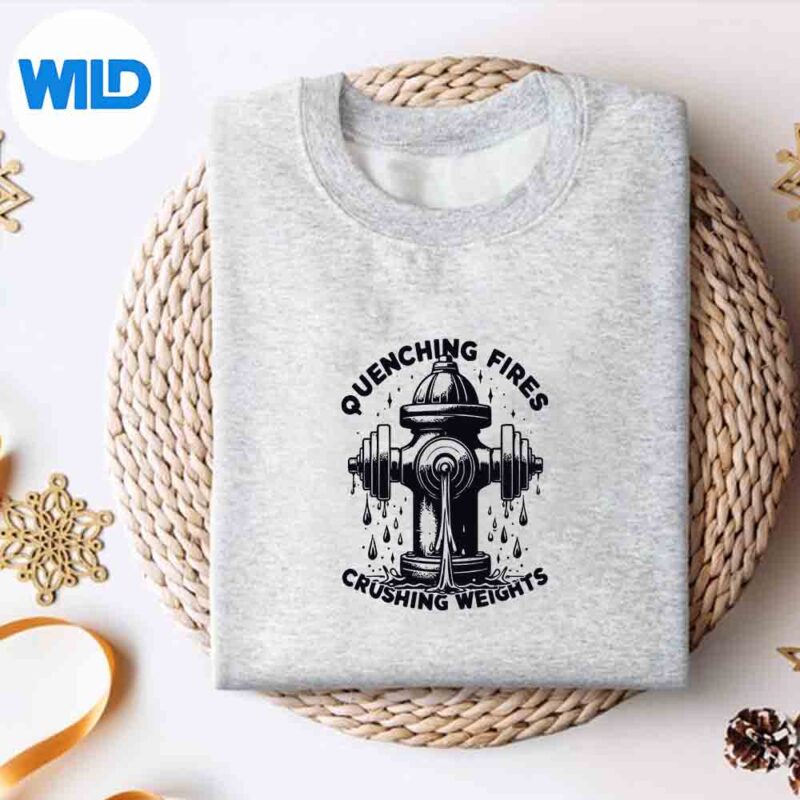 Quenching SVG, Quenching Fires Crushing Weights For Firefighter Workout ...