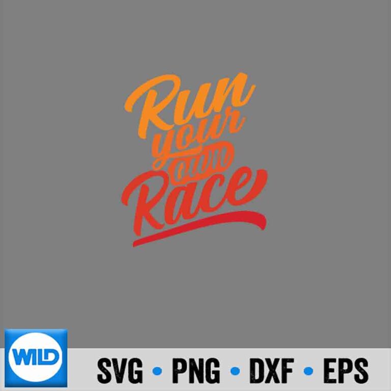 Boston Marathon SVG, Run Your Own Race Vintage SVG - WildSvg