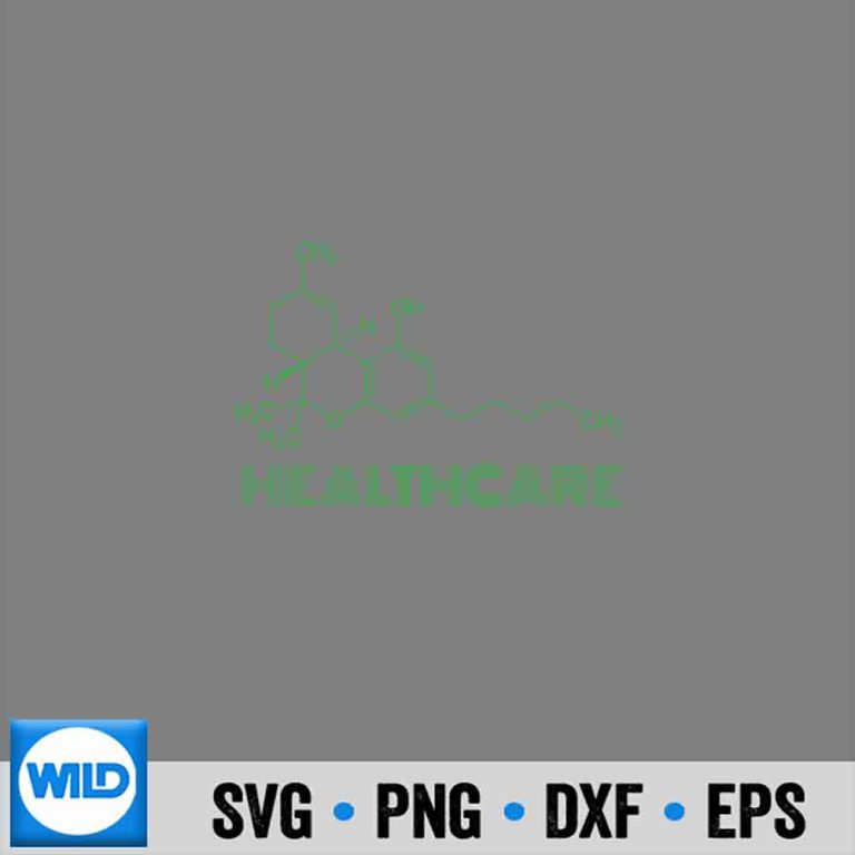 Cannabis SVG, Thc Healthcare Thc Molecule Weed Cannabis Tea SVG - WildSvg