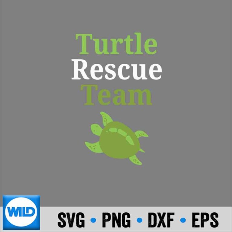 Turtle SVG, Turtle Rescue Team Cute Tortoise SVG - WildSvg