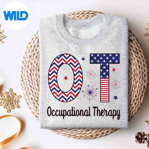 4th Of July SVG, American Occupational Therapy 4th Of July Patriotic Ot ...
