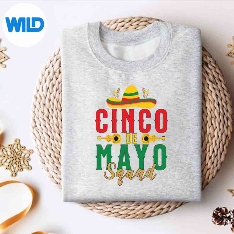 Cinco De Mayo SVG, Cinco De Mayo Squad Party Mexican Matching Group De ...