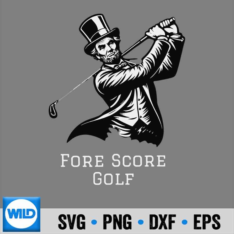 Fore Score SVG, Fore Score Vintage SVG - WildSvg