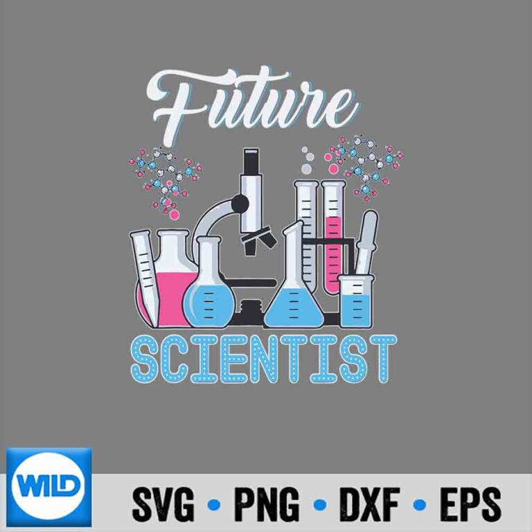 Scientist Lab Week SVG, Future Scientist Girl Lab Week SVG - WildSvg