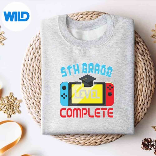 Graduation SVG, Grade Level Complete Graduation Gamer SVG - WildSvg