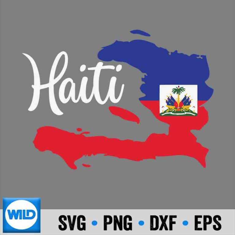 Haitian SVG, Haitian Flag Day Haiti Map Proud Haitian Girls SVG - WildSvg