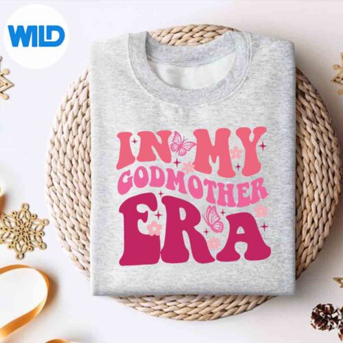 Mothers Day SVG, In My Godmother Era Retro Godmom Mother Proposal SVG ...
